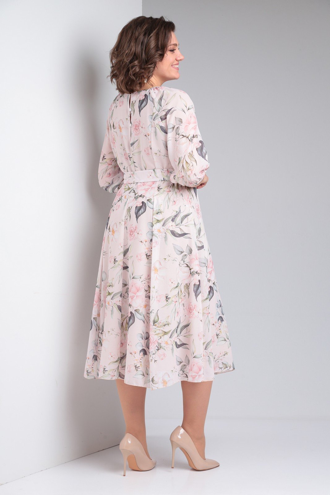 Платье 1-031 бежевый POCHERK купить в интернет магазине Велесмода